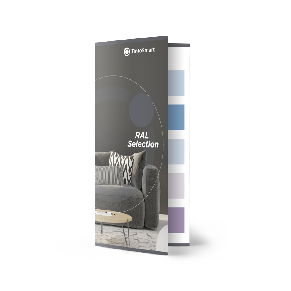 Color card of selected Ral shades | Tintosmart